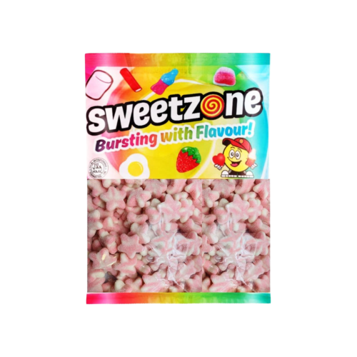 Monmore Confectionery - Sweetzone Fizzy Pink Stars 1Kg