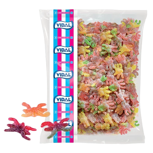 Vidal Sour Spiders: Gluten Free Fizzy Bulk Sweets