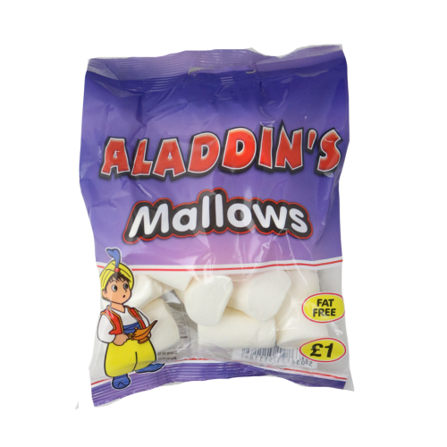 Monmore Confectionery - Aladdin Large White Mallows 12x100g