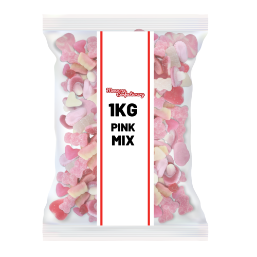 Pink Mix 1kg - Monmore Confectionery