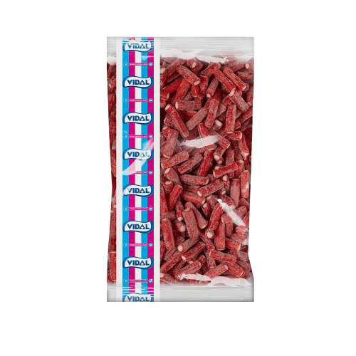 Vidal Fizzy Strawberry Pencils 3Kg - Monmore Confectionery
