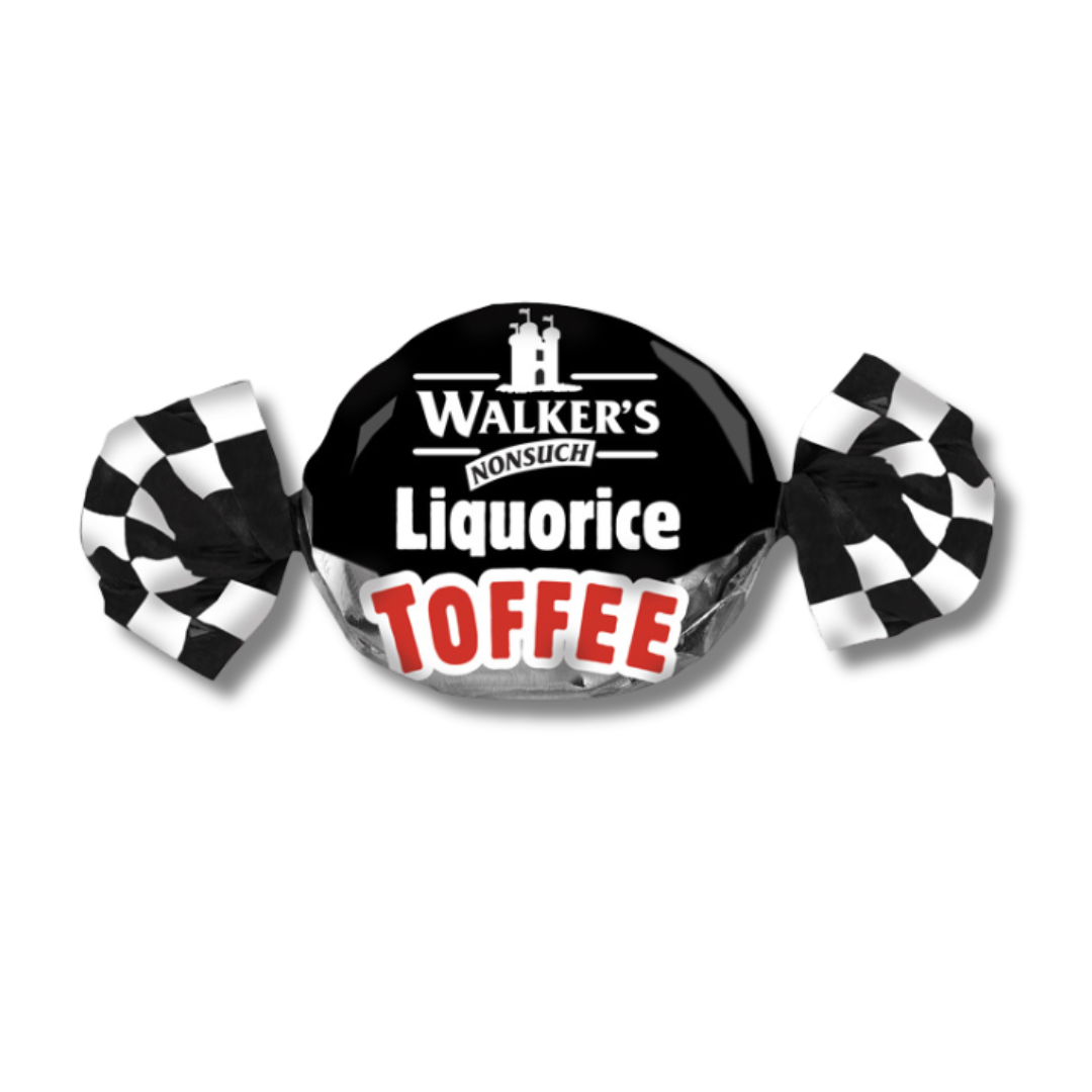 Walkers Liquorice Toffee 2.5Kg - Monmore Confectionery